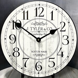9 White Clock Styles to Choose, 8 Sizes!!, EXTRA Quiet Mechanism ...