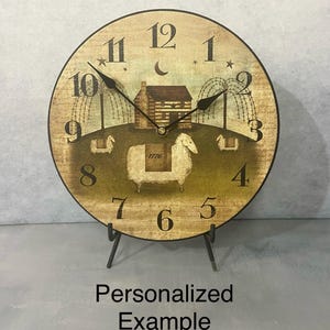 Americana Wall Clock, 8 Sizes!!, EXTRA Quiet Mechanism, Lifetime ...