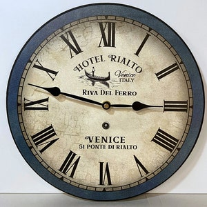 9 Blue Clock Styles to Choose, 8 Sizes!!, EXTRA Quiet Mechanism ...