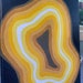 Canvas Painting 5x7 Neon Yellow Shape Design - Etsy