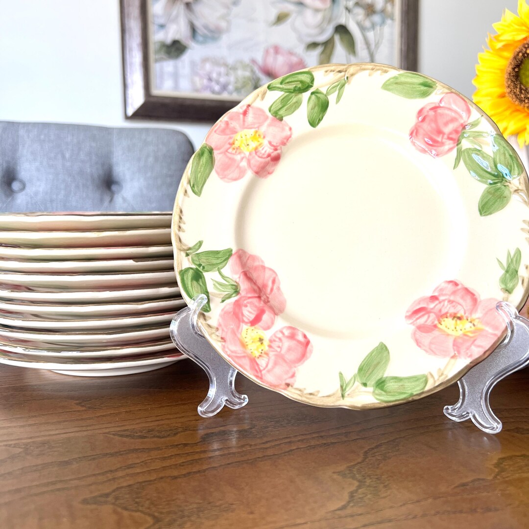 Vintage Desert Rose Dishware by Franciscan - Desert Rose Pattern ...