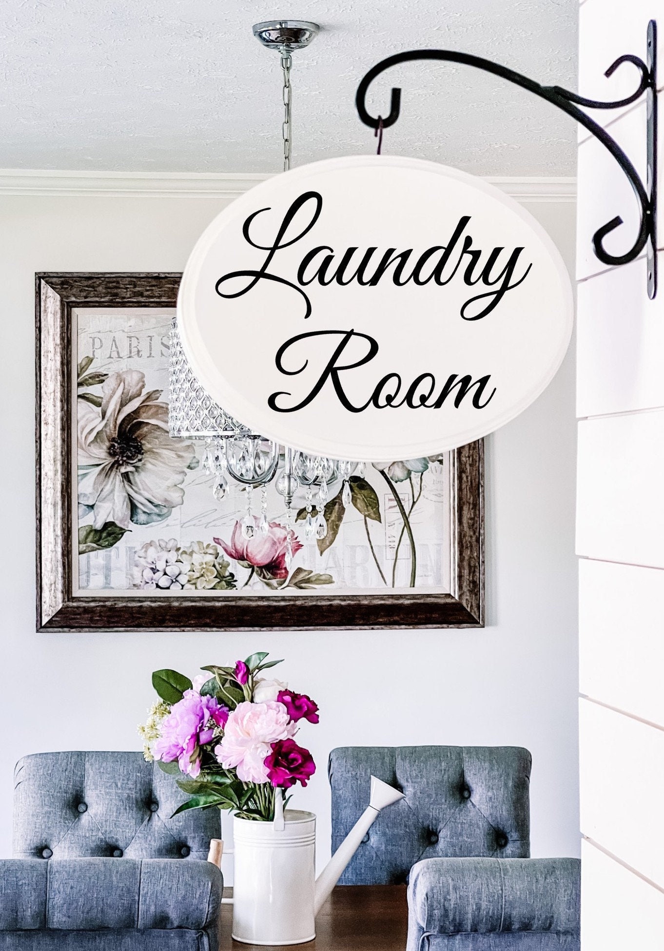 Country Laundry Room Decor