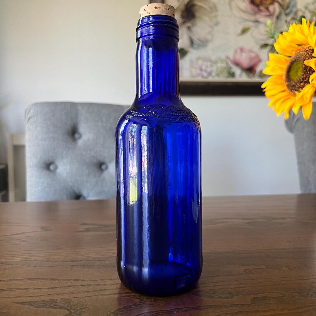 Vintage Ferolito Vultaggio & Sons Cobalt Blue Bottle - Vintage ...
