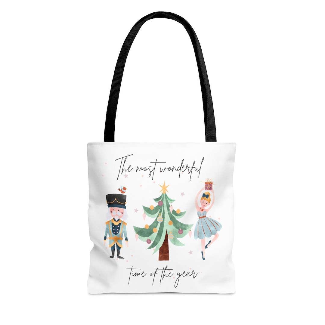 Nutcracker Tote Bag It's the Most Wonderful Time of the - Etsy
