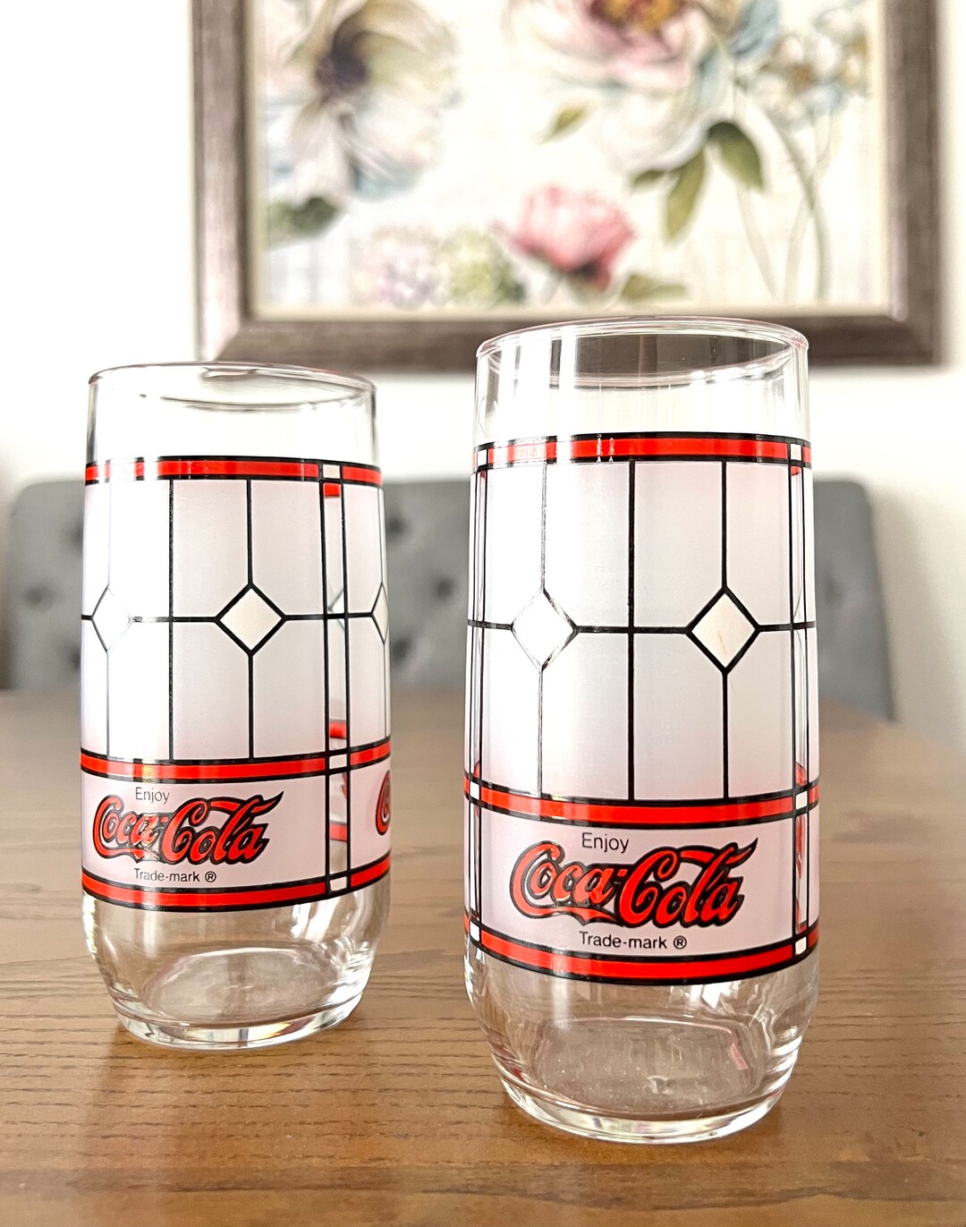 Vintage Coca Cola, Coca Cola Drinking Glass, Coca Cola Tumbler, Vintage ...