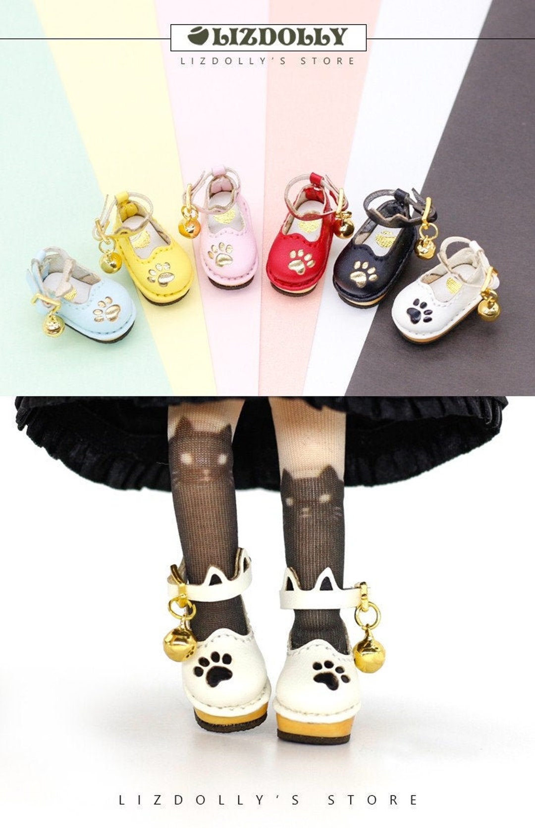 Kitty Shoes for Blythe / Pullip / Jerryb / Azone Pure Neemo / Middle ...