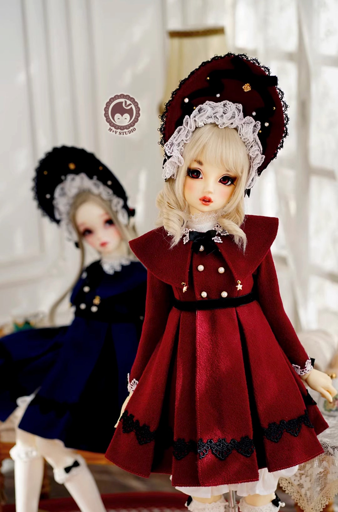 Anna, British Coat Dress Set for Sdgr Smart Doll Dollfie Dream Girl ...