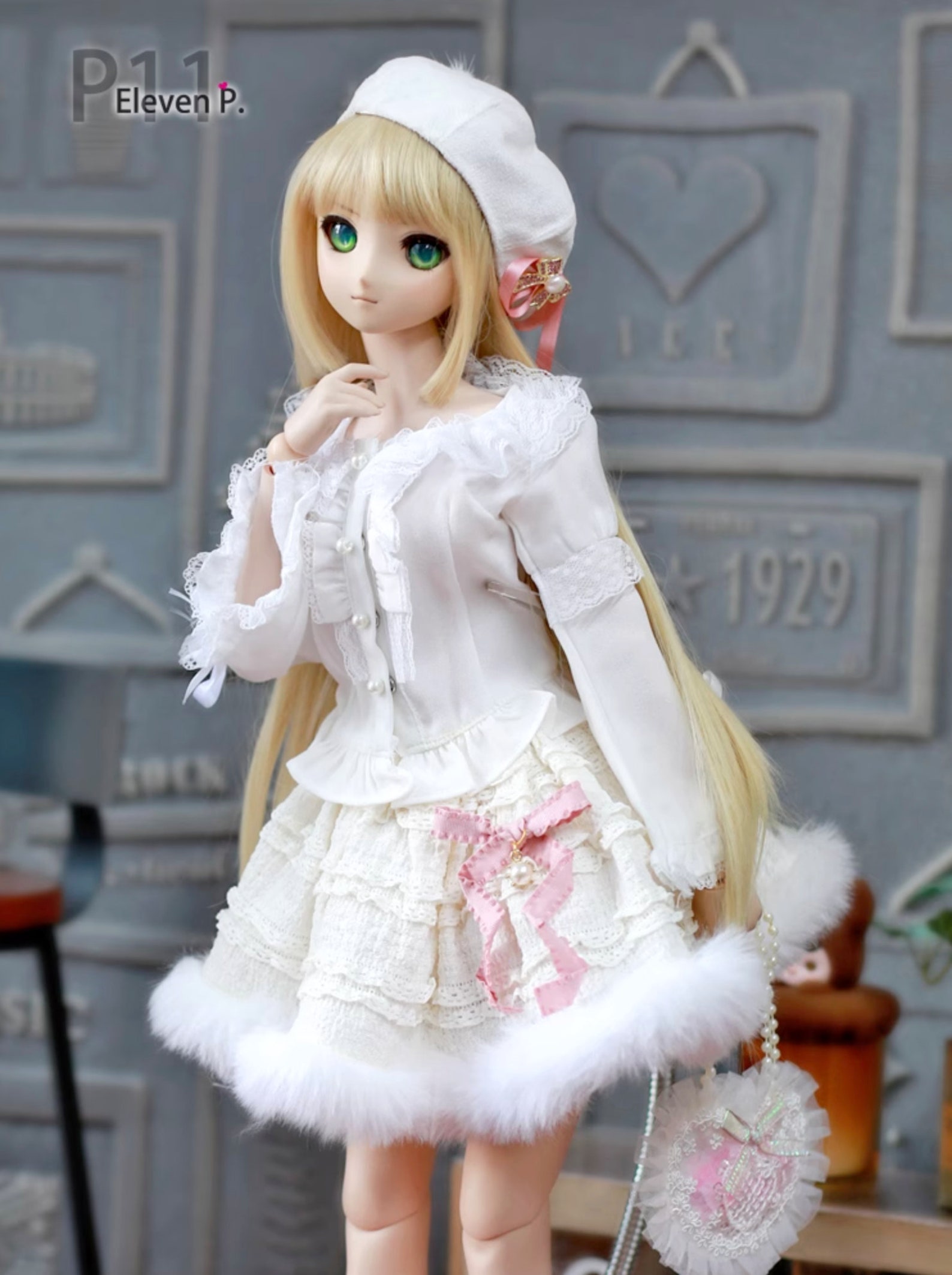 White Lover VI, Dress Set for Dollfie Dream Smart Doll Girl SDGR SD10 ...