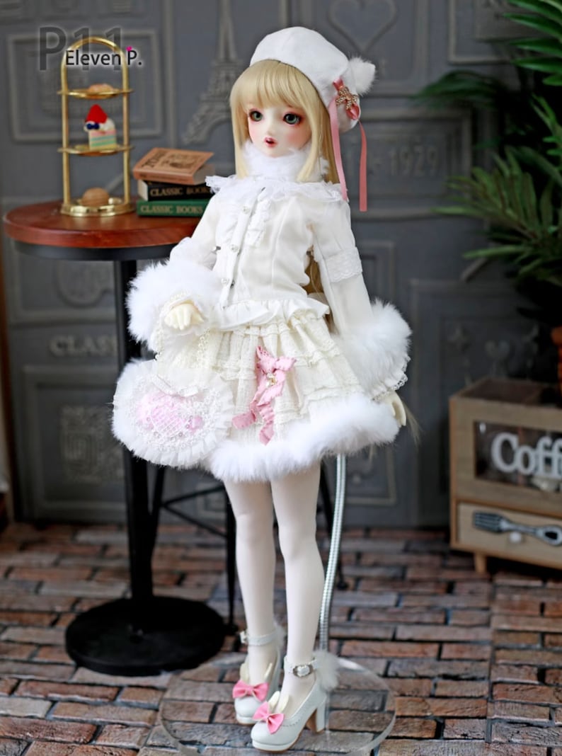 White Lover VI, Dress Set for Dollfie Dream Smart Doll Girl SDGR SD10 ...