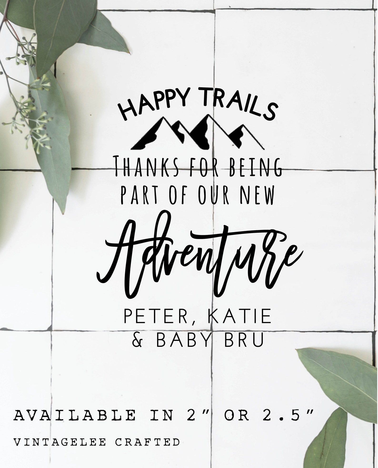 Trail Mix Labels New Adventure Label Woodland Baby Shower - Etsy