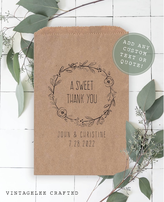 Wedding Favor Bags Candy Buffet Bag Cookie Bag Wedding - Etsy