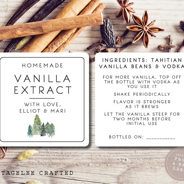 Vanilla Labels - Etsy