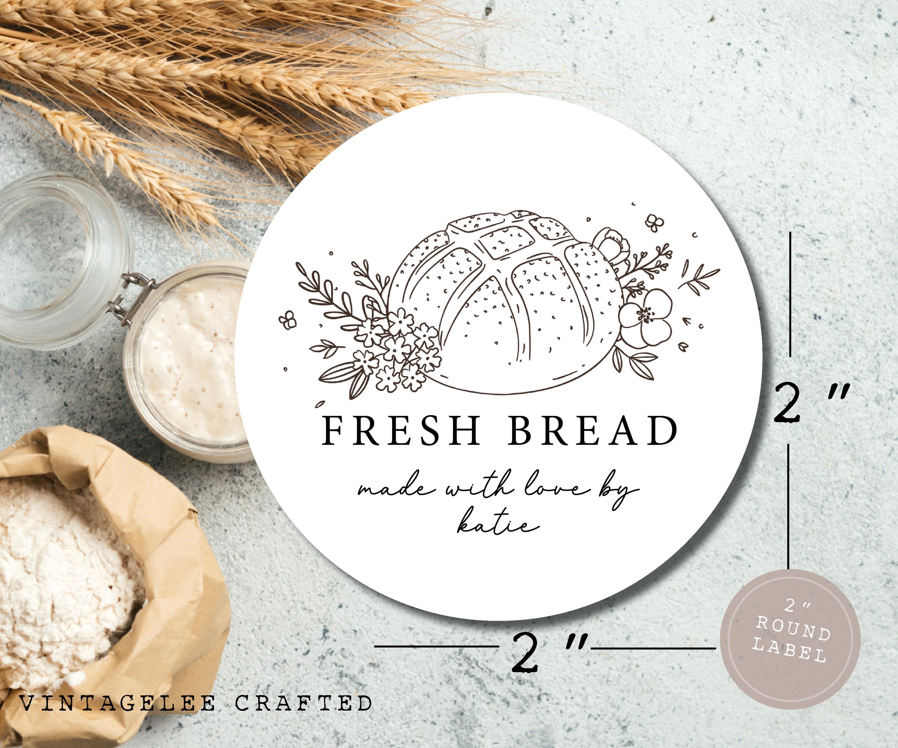 Bread Baking Gifts, Homemade Bread Labels, Sourdough Bread Stickers ...