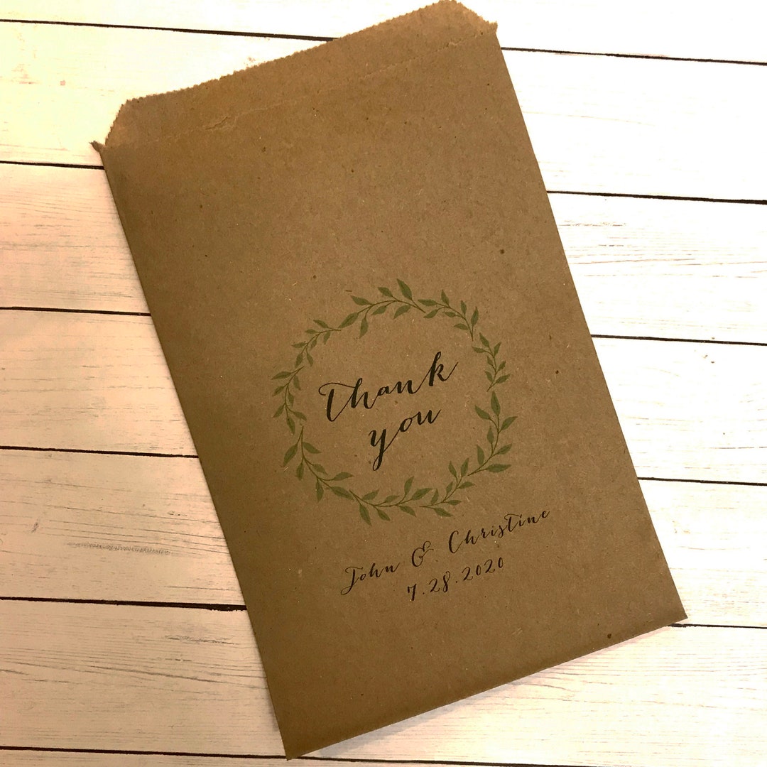 Wedding Favor Bags Candy Buffet Bag Cookie Bag Wedding - Etsy