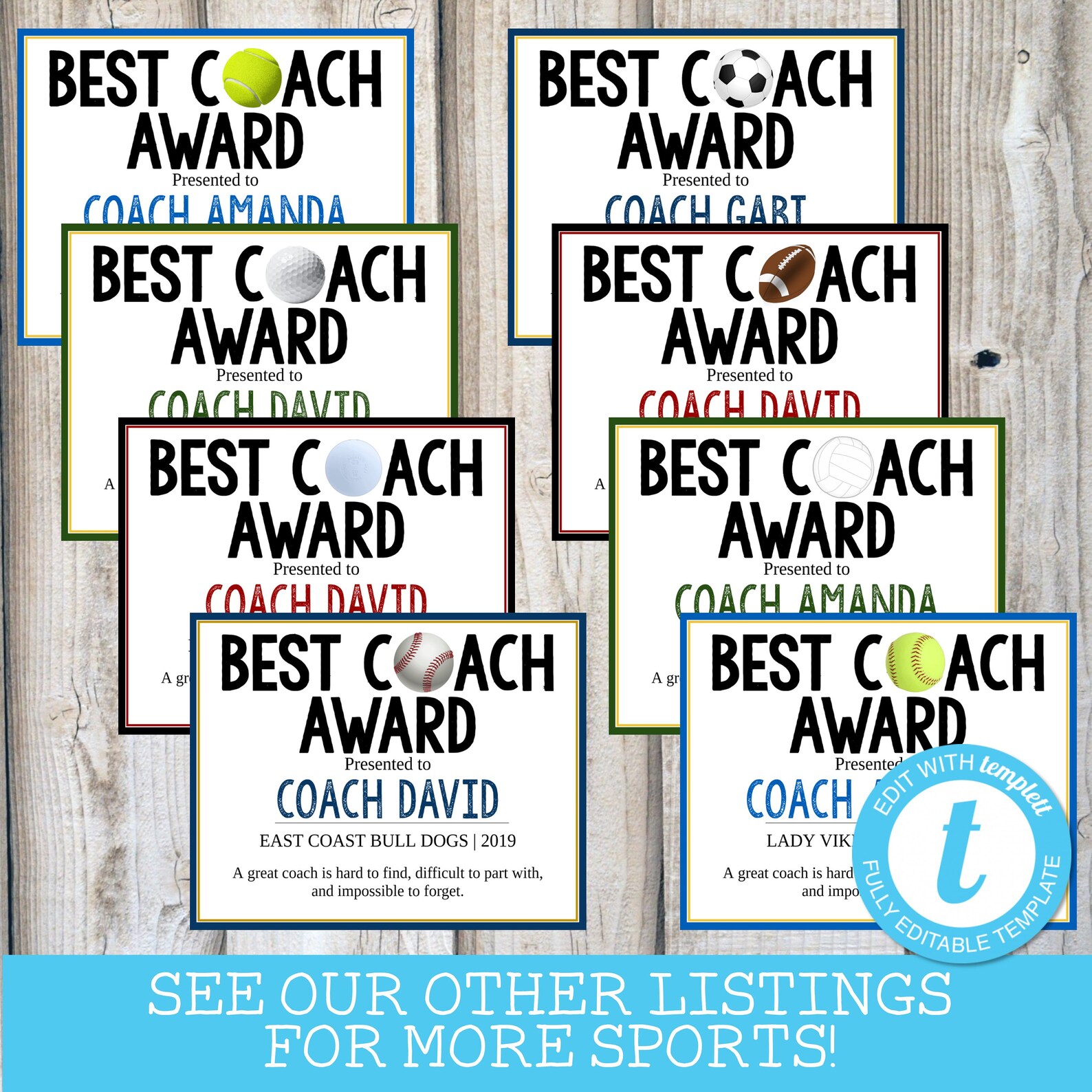 SOCCER COACH GIFT Team Gift Best Coach Award Coach Team Print - Etsy