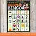 HALLOWEEN BINGO Printable Scavenger Hunt Game Kids BINGO Treasure Hunt ...