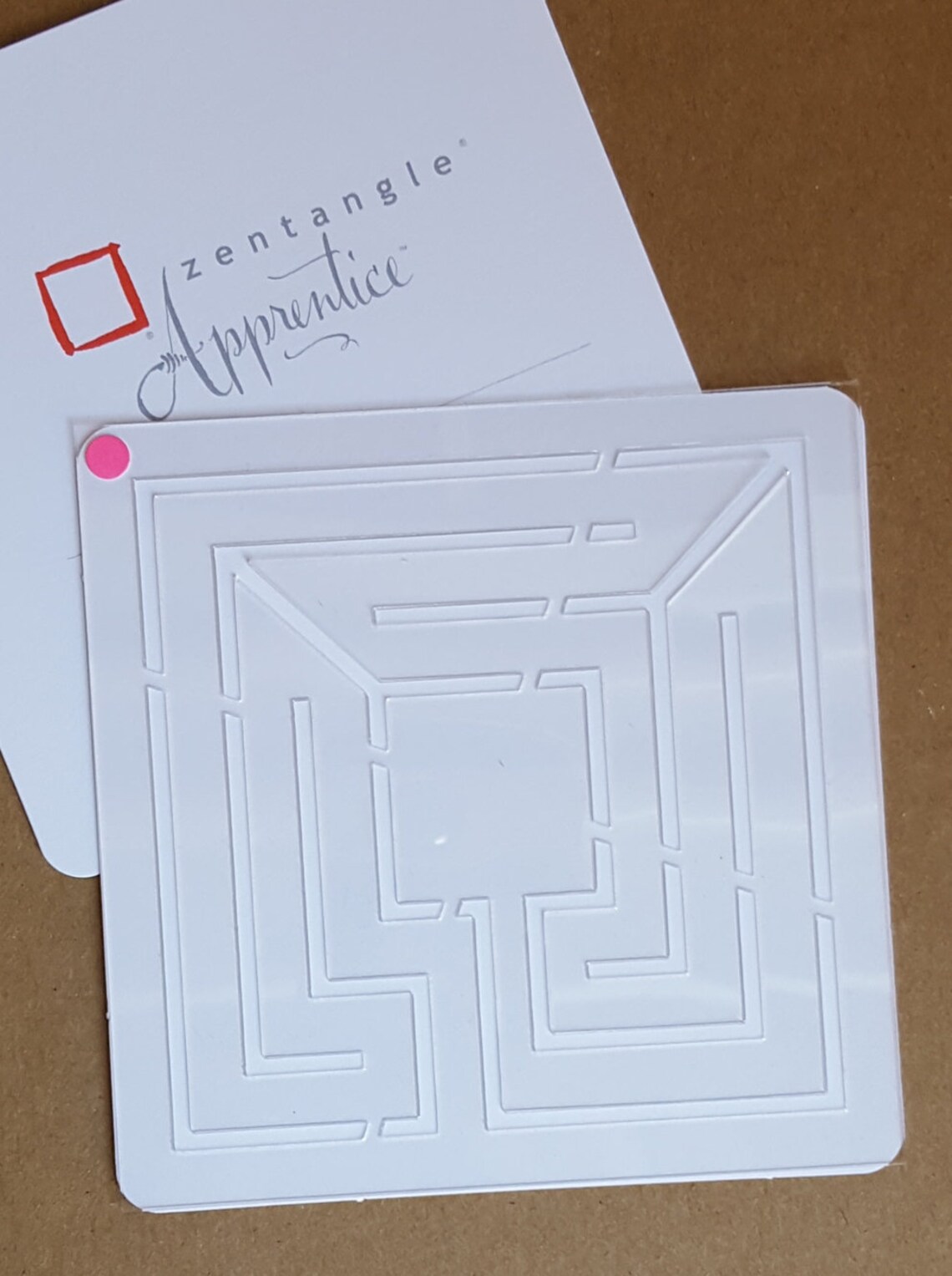 6 Salted Pink Labyrinth™ Stencil Set of 3 | Etsy