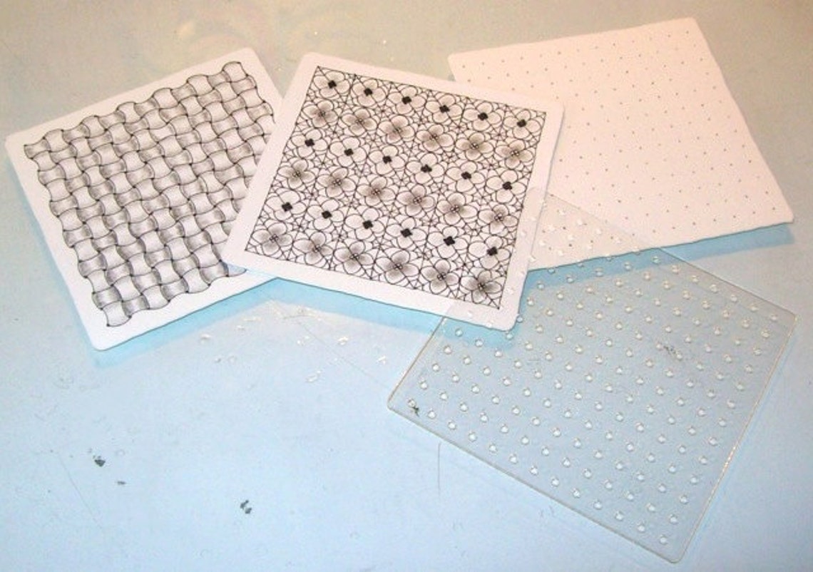 All-in-one Terrific Tangle Stencil 8.5x11 for Use With - Etsy