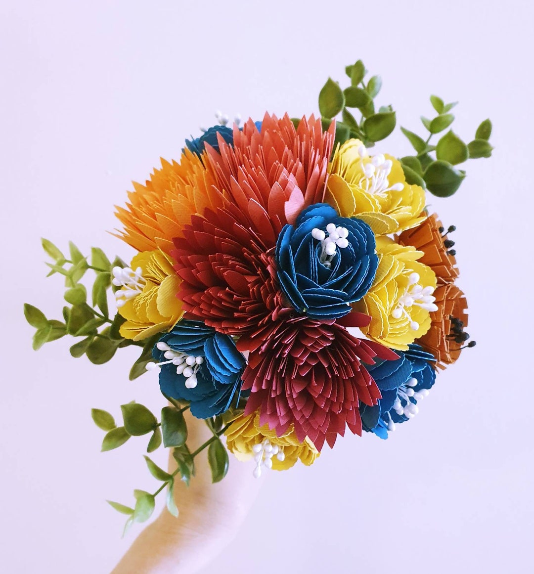 Australian Native Flower Paper Flower Posy Mixed Colours - Etsy