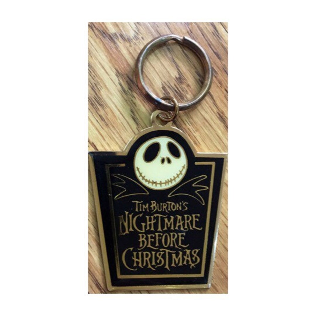Disney Keychain, Disney Key Ring, Vintage Walt Disney's Nightmare ...
