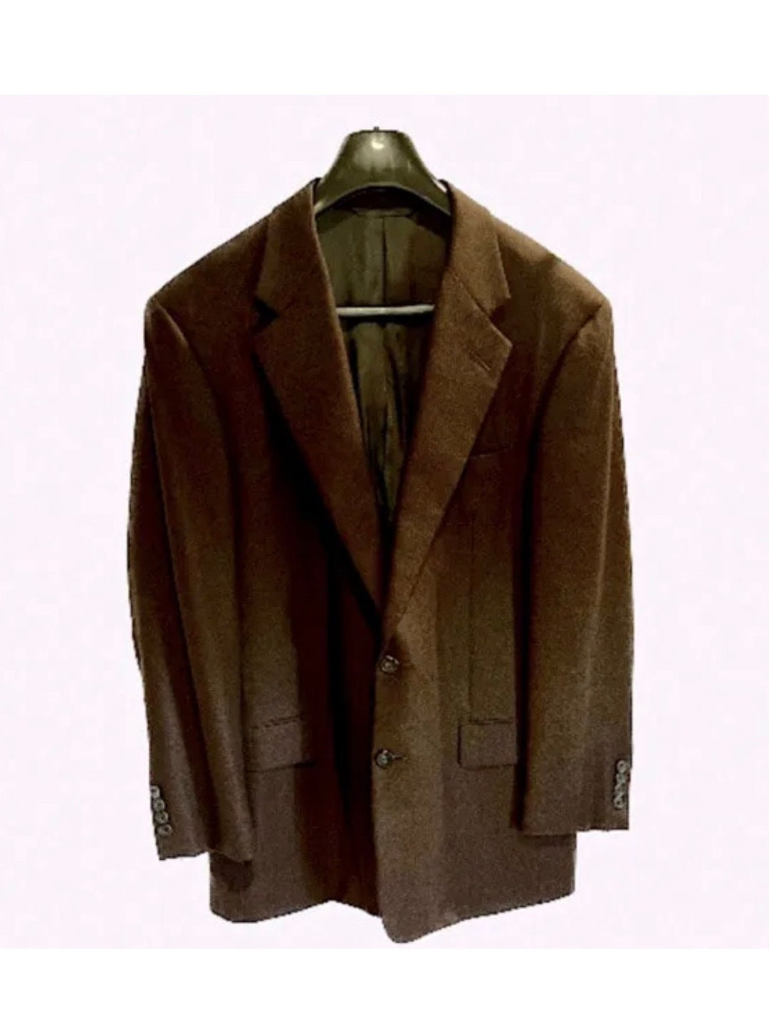 Vintage Hickey-freeman Collection Mens Canterbury Brown Blue Blazer ...