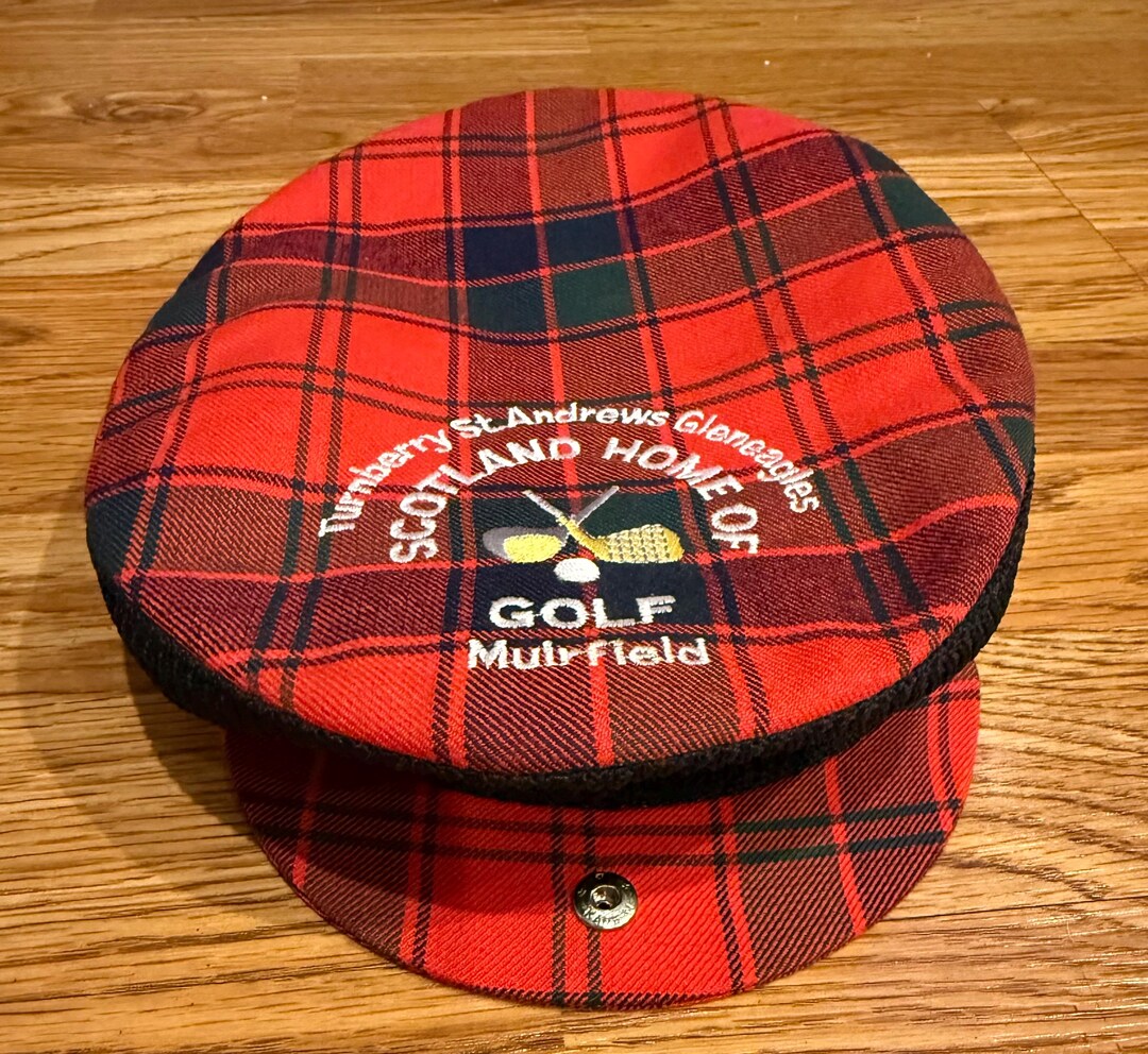Vintage Turnberry St. Andrews Gleneagles Golf Hat Cap Muirfield Made in ...