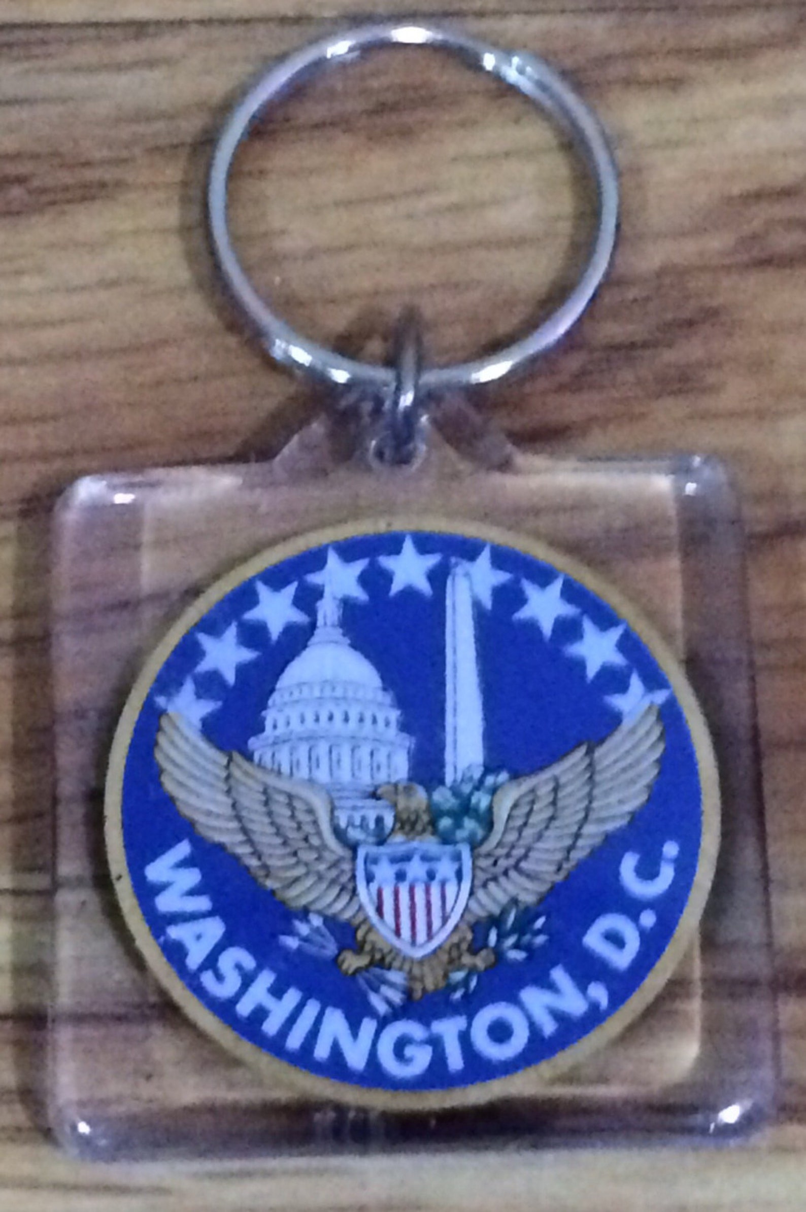 Vintage Washington DC Keychain Key Ring - Etsy