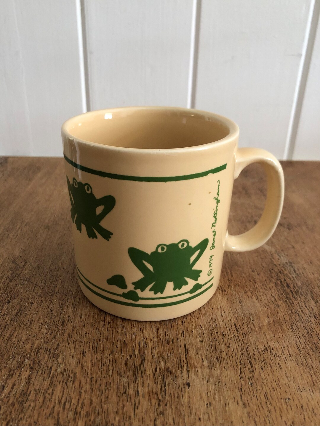 Vintage Grindley Coffee Mugs Frogs 1979 Janet Nottingham - Etsy