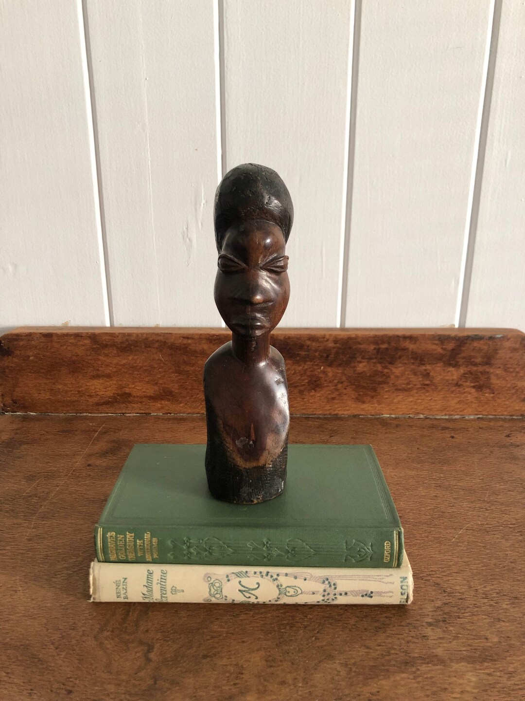 Vintage Carved Timber Tiki Statue Oceanic Wood Figurine - Etsy