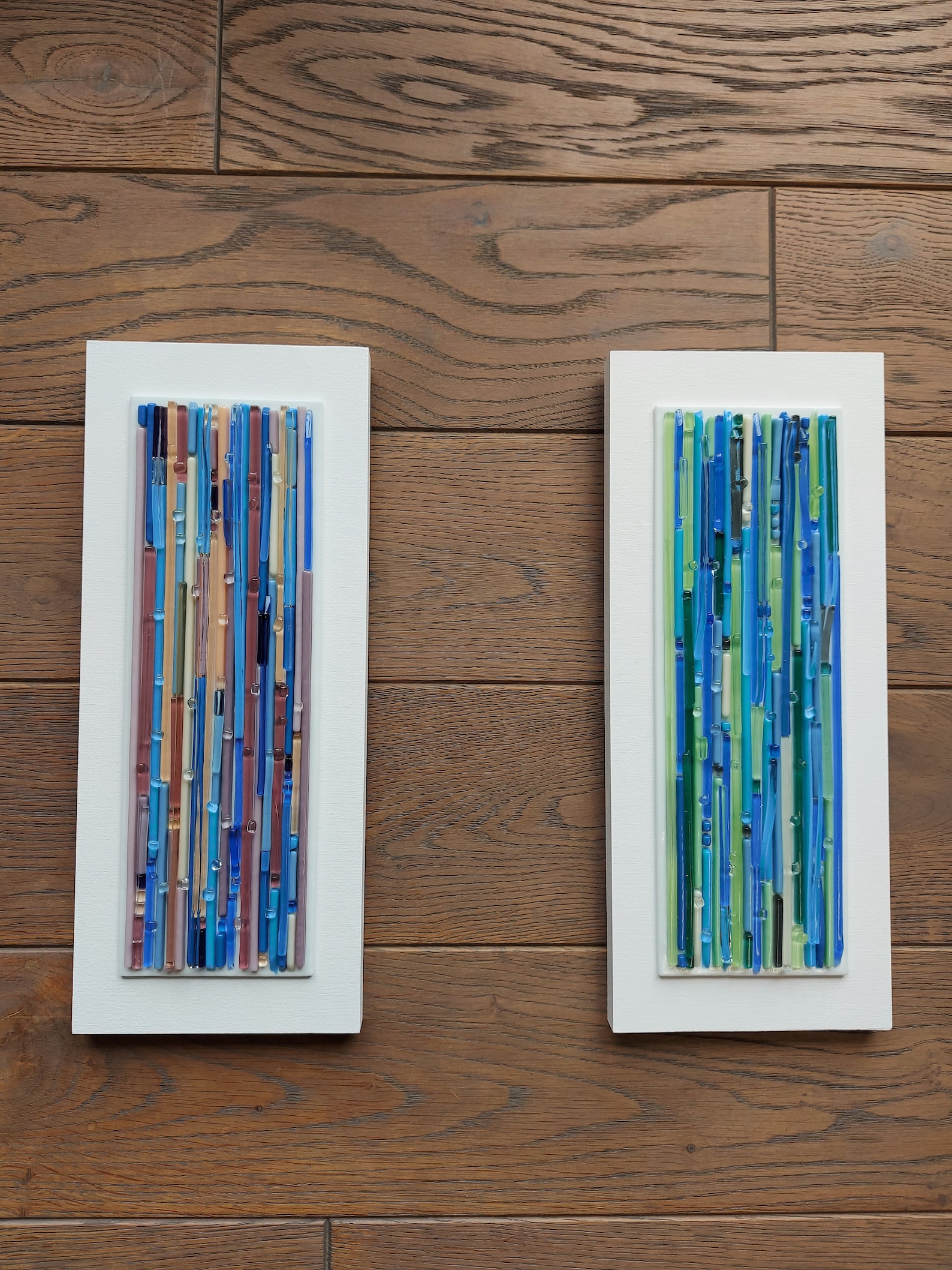 Glass Art Modern Glass Art Fused Glass Art Fused Glass Wall - Etsy