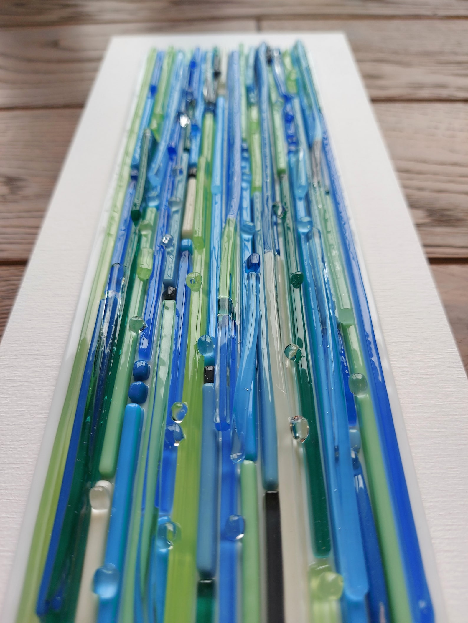 Glass Art Modern Glass Art Fused Glass Art Fused Glass Wall - Etsy UK