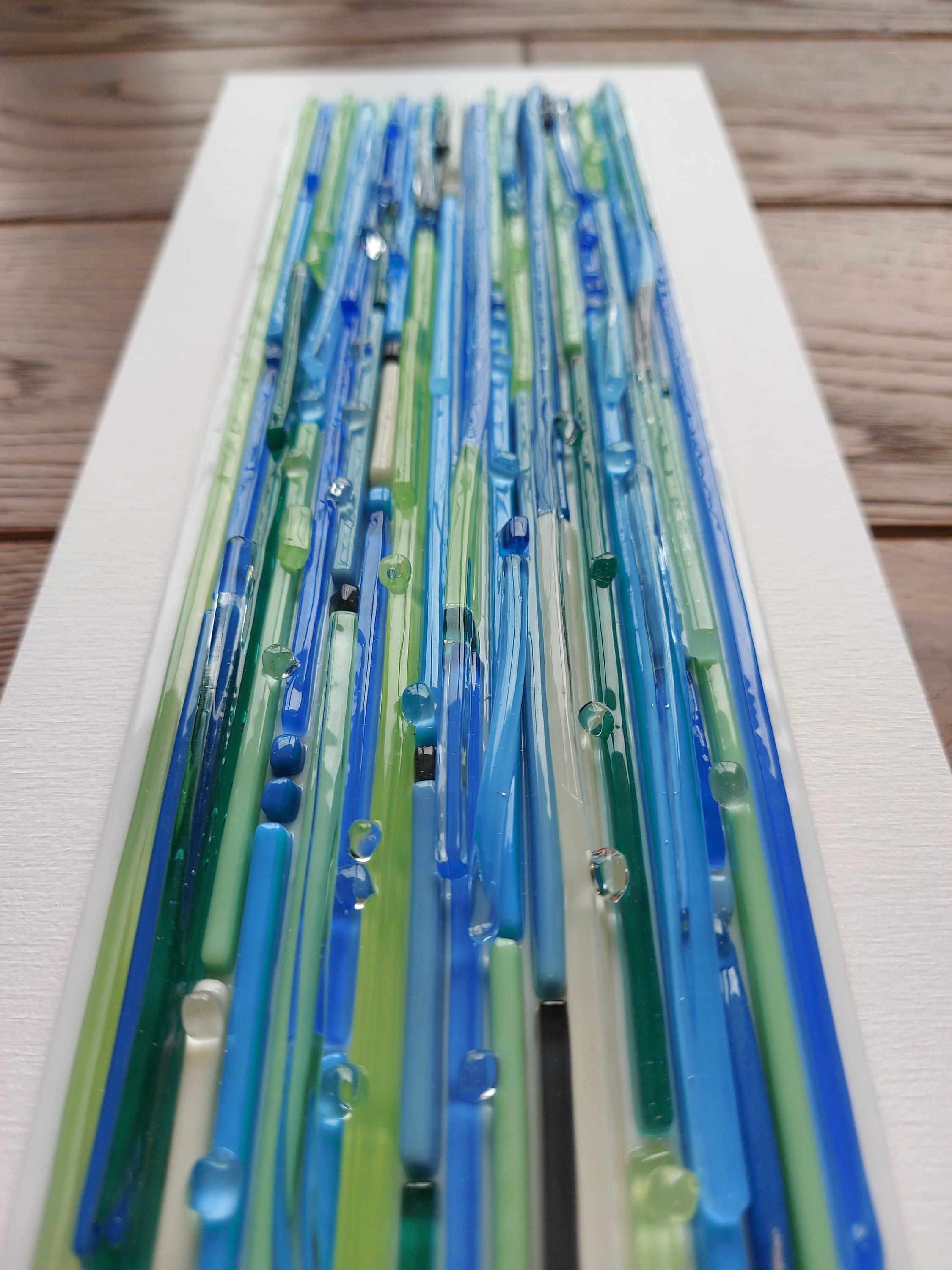 Glass Art Modern Glass Art Fused Glass Art Fused Glass Wall - Etsy UK
