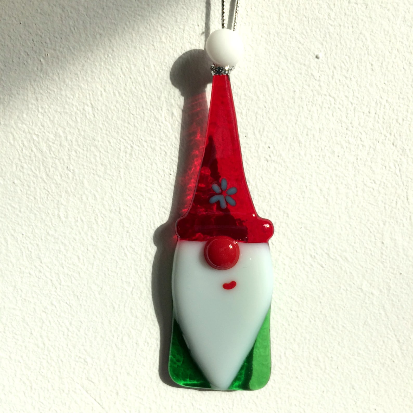 Christmas glass gnome decor for the Christmas tree Christmas | Etsy