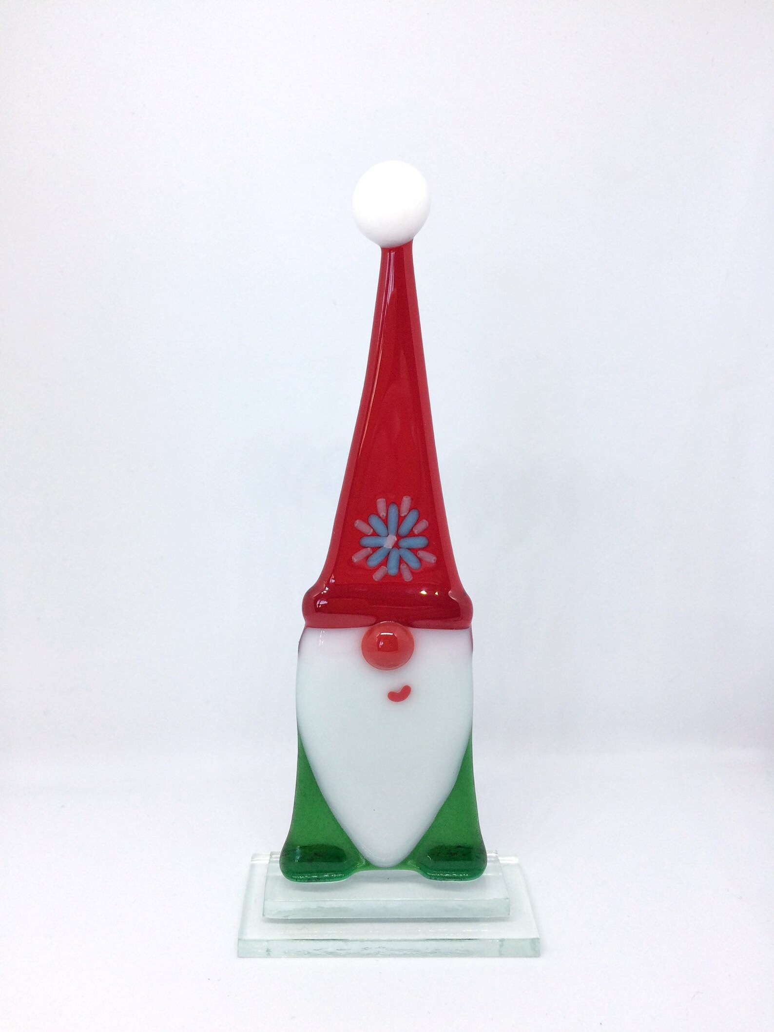 Christmas Gnome Fused Glass Gnome Christmas Decor Christmas - Etsy Canada