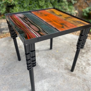 SOLD** Yakisugi 2 Side Tables - Etsy