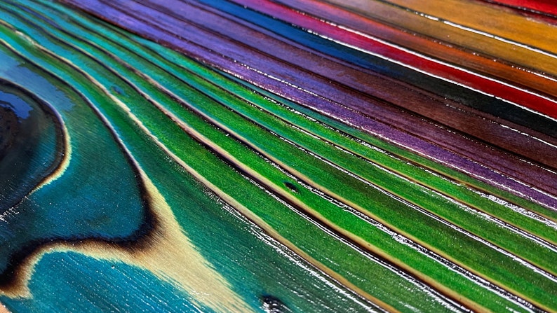 Yakisugi Dyed Boards for DIY - Etsy