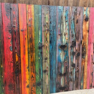 Yakisugi Dyed Boards for DIY - Etsy