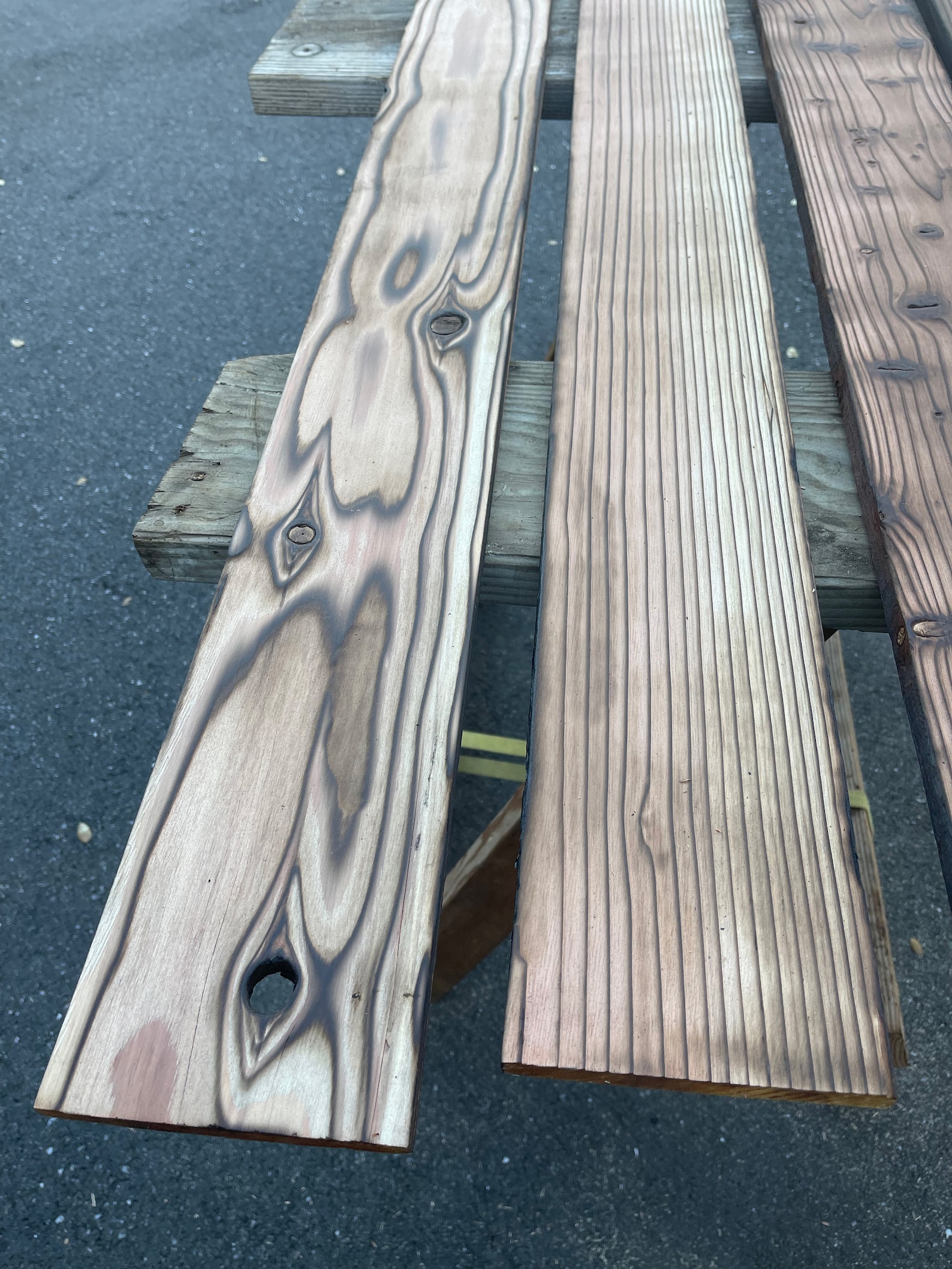 Yakisugi Dyed Boards for DIY - Etsy