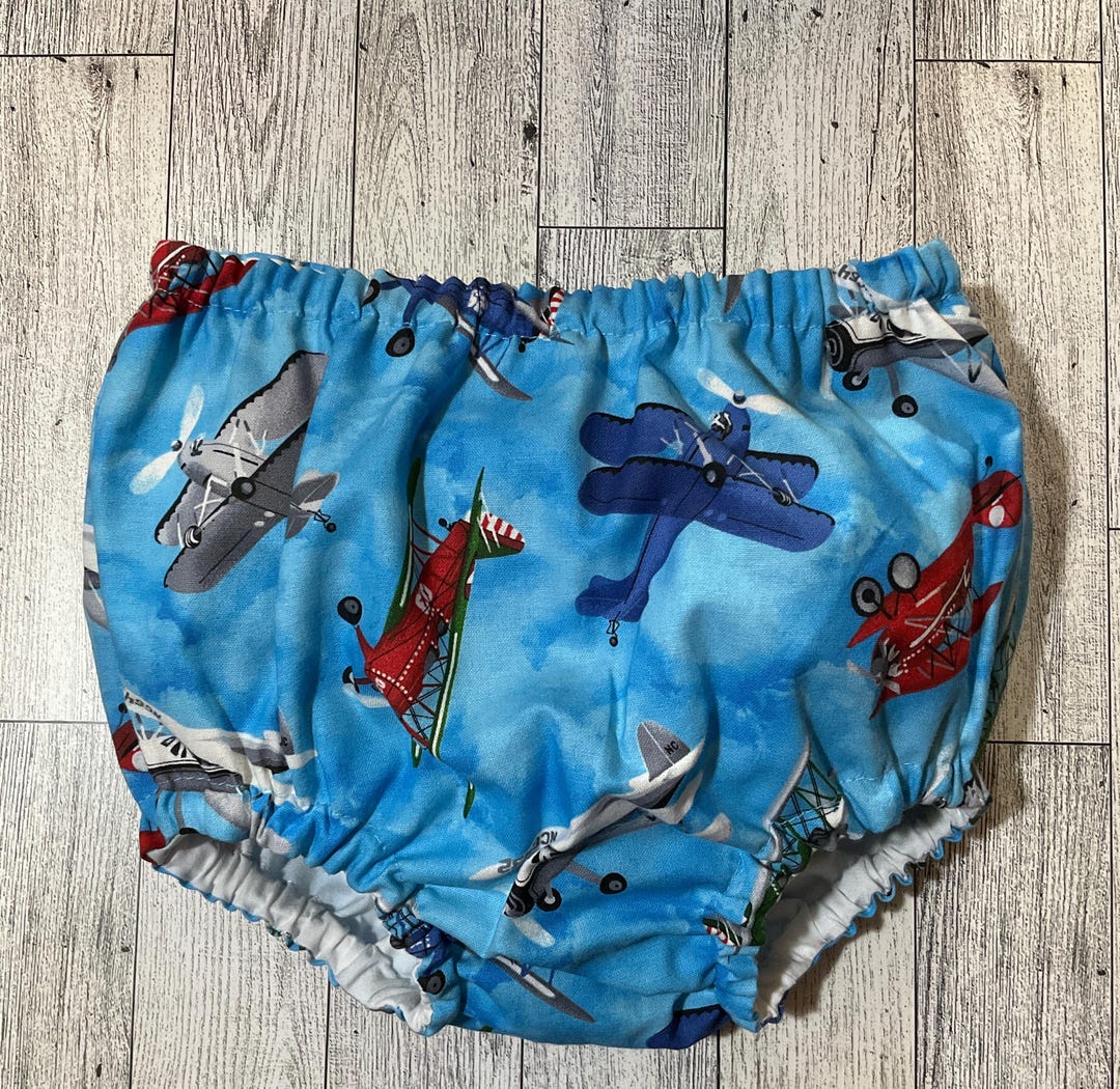 Airplane Diaper Cover/ Boys Diaper Covers/ Colorful Airplane Print ...