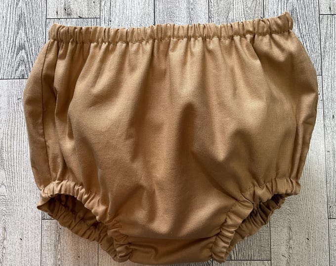 Diaper Covers/ Solid Khaki/tan Fabric/monochromatic/gender Neutral ...