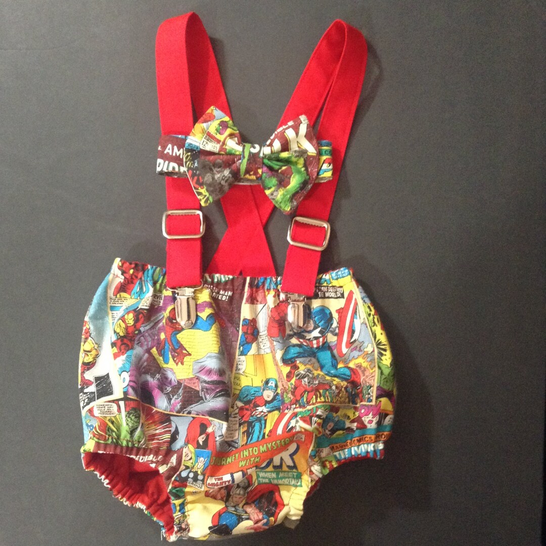 Marvel Diaper Cover Marvel Themed Birthday Cake Smash - Etsy