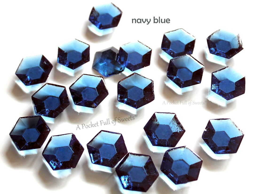 Navy Wedding Cake Topper, Sugar Gems, Edible Cake Decorations, Baby ...