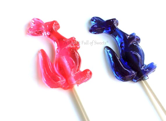 Kangaroo Party, NON GMO, Kangaroo Baby Shower Favor, Barley Sugar Candy ...