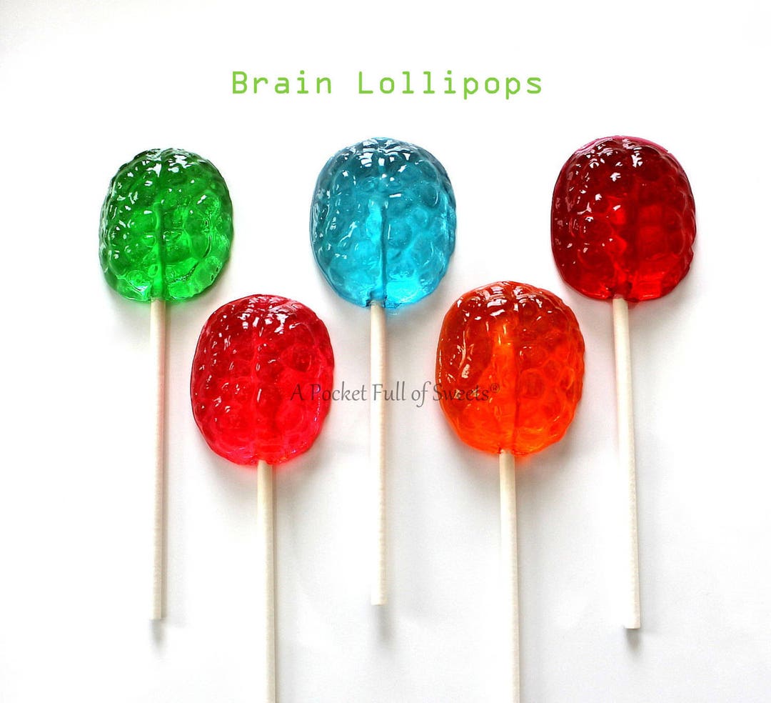 12 Science Party Favors, Mad Scientist Birthday Party, 12 Brain ...