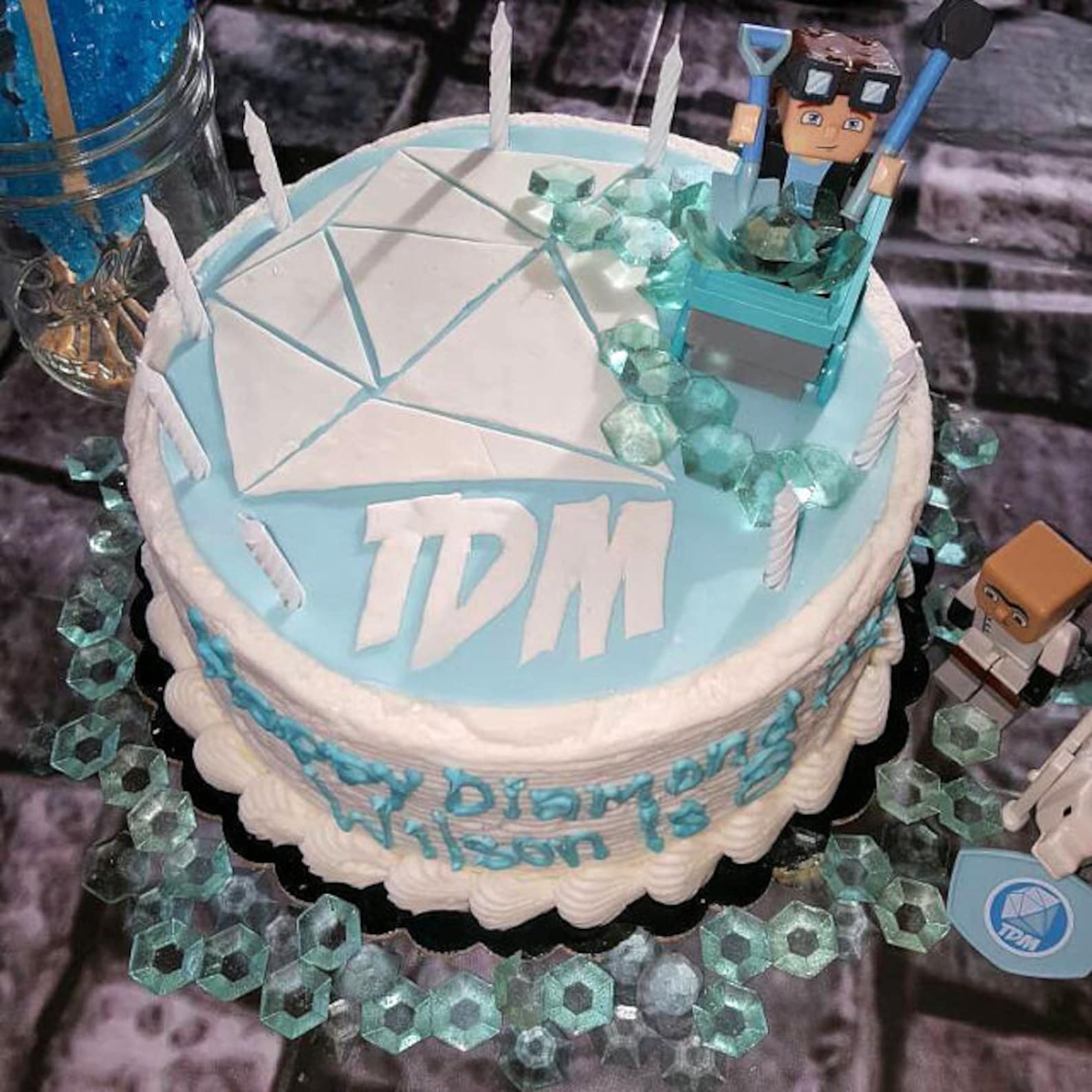 Sugar Diamonds Isomalt Gems Cake Topper Diamond Party Baby - Etsy