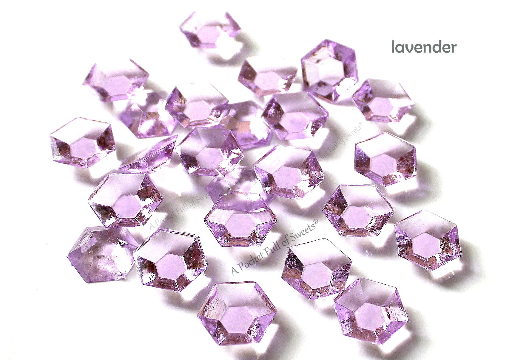 Isomalt Sugar Gems, Wedding Cake Topper, Baby Shower Cake Decorations ...