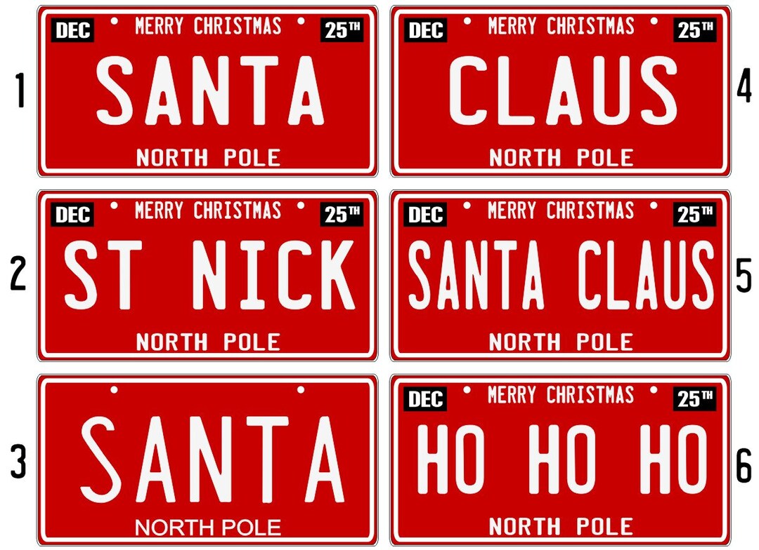 SANTA CLAUS Christmas Ornament Bicycle/atv/lawnmower 3" X 6" Metal ...