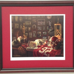 Alabama Football Daniel Moore Sports Art Framed Print - Etsy