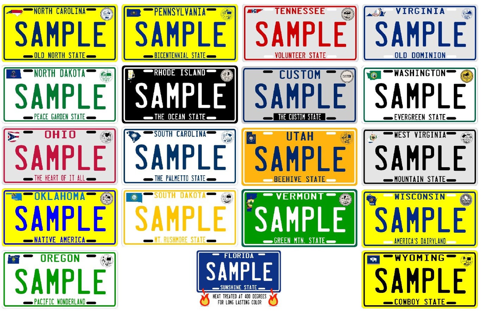 Custom Personalized Metal Old Vintage Style License Plate Your - Etsy