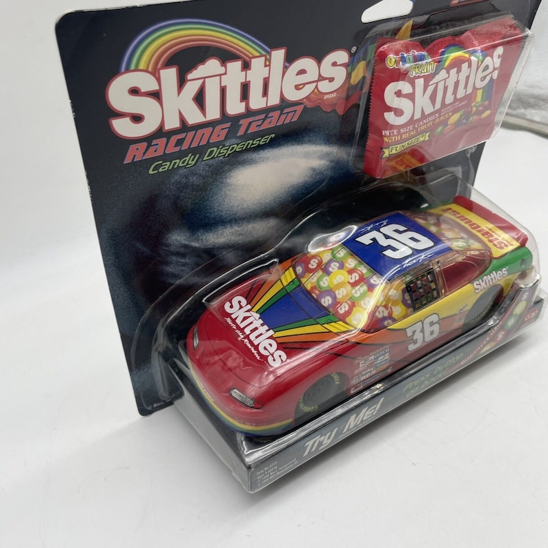 Skittles Racing Team Candy Dispenser - Vintage Nascar 1998 - Etsy